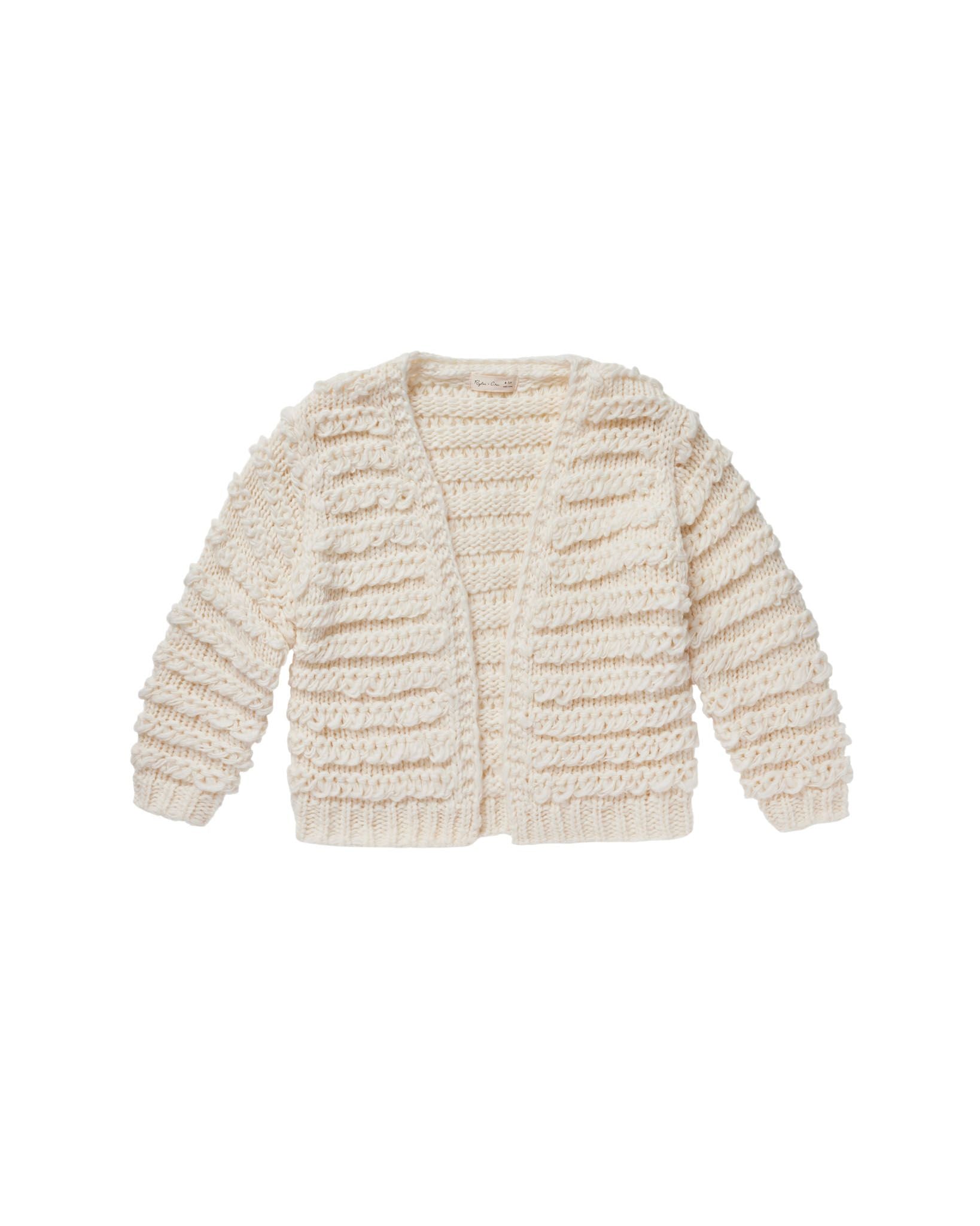 FRINGE CARDIGAN || NATURAL – Little Barn Baby