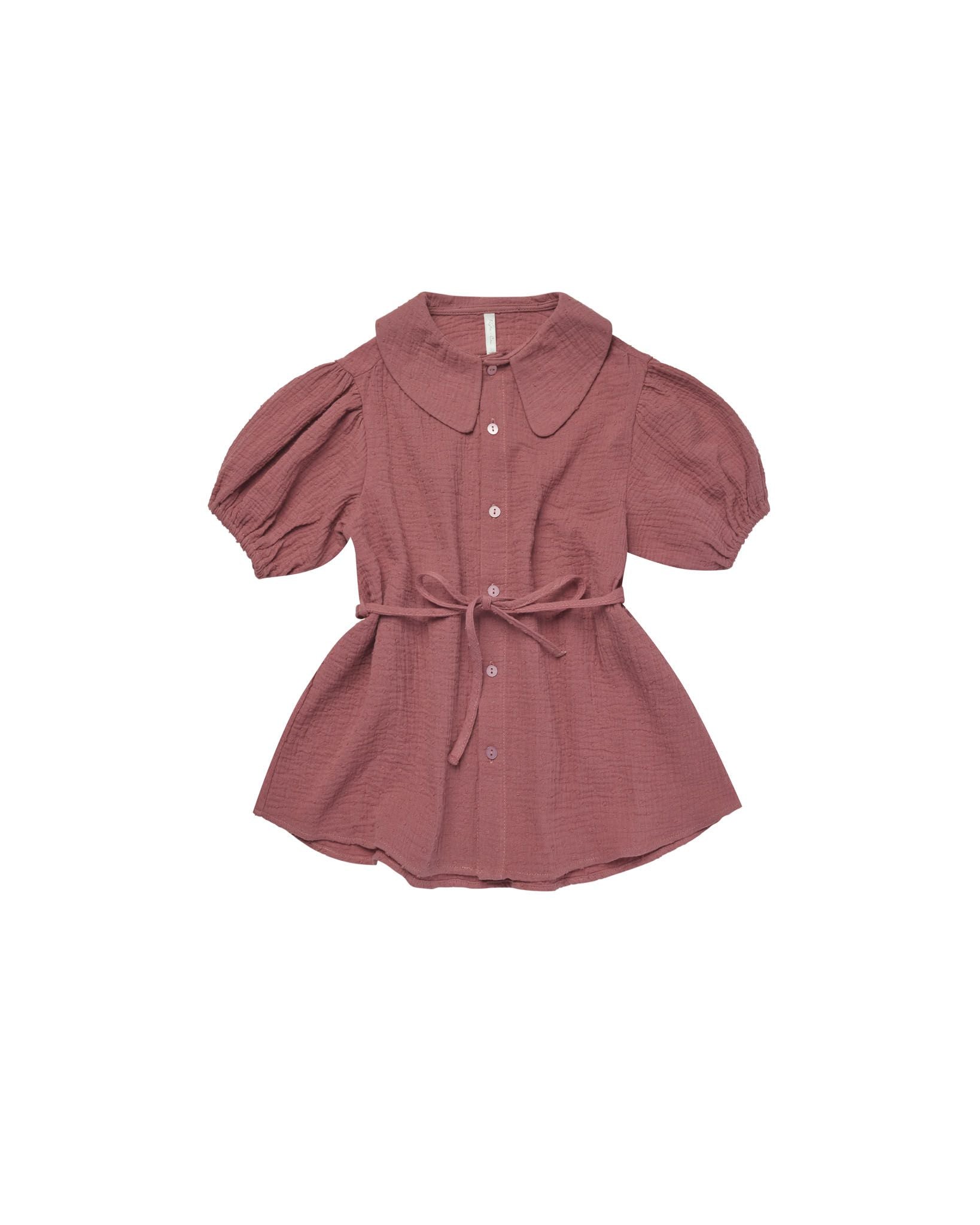 OLIVE DRESS || RASPBERRY – Little Barn Baby