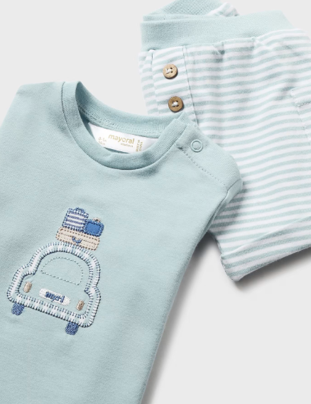 Blue Beep Beep Outfit Set – Little Barn Baby