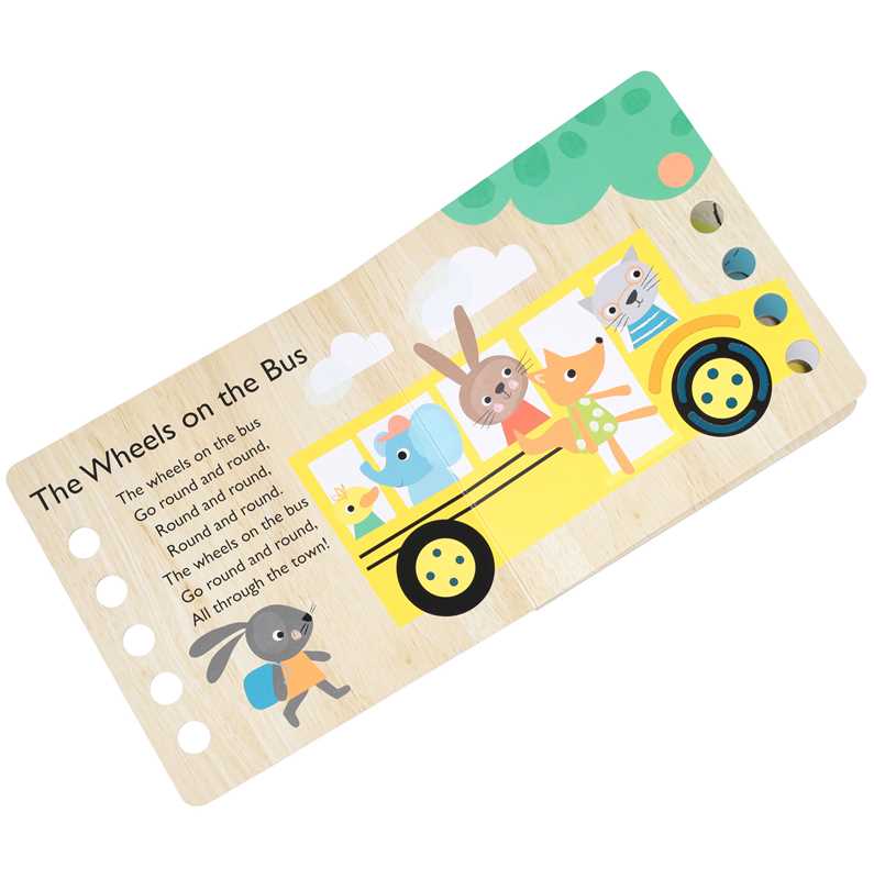 Touch and Trace Nursery Rhymes: The Wheels on the Bus by – Little Barn Baby
